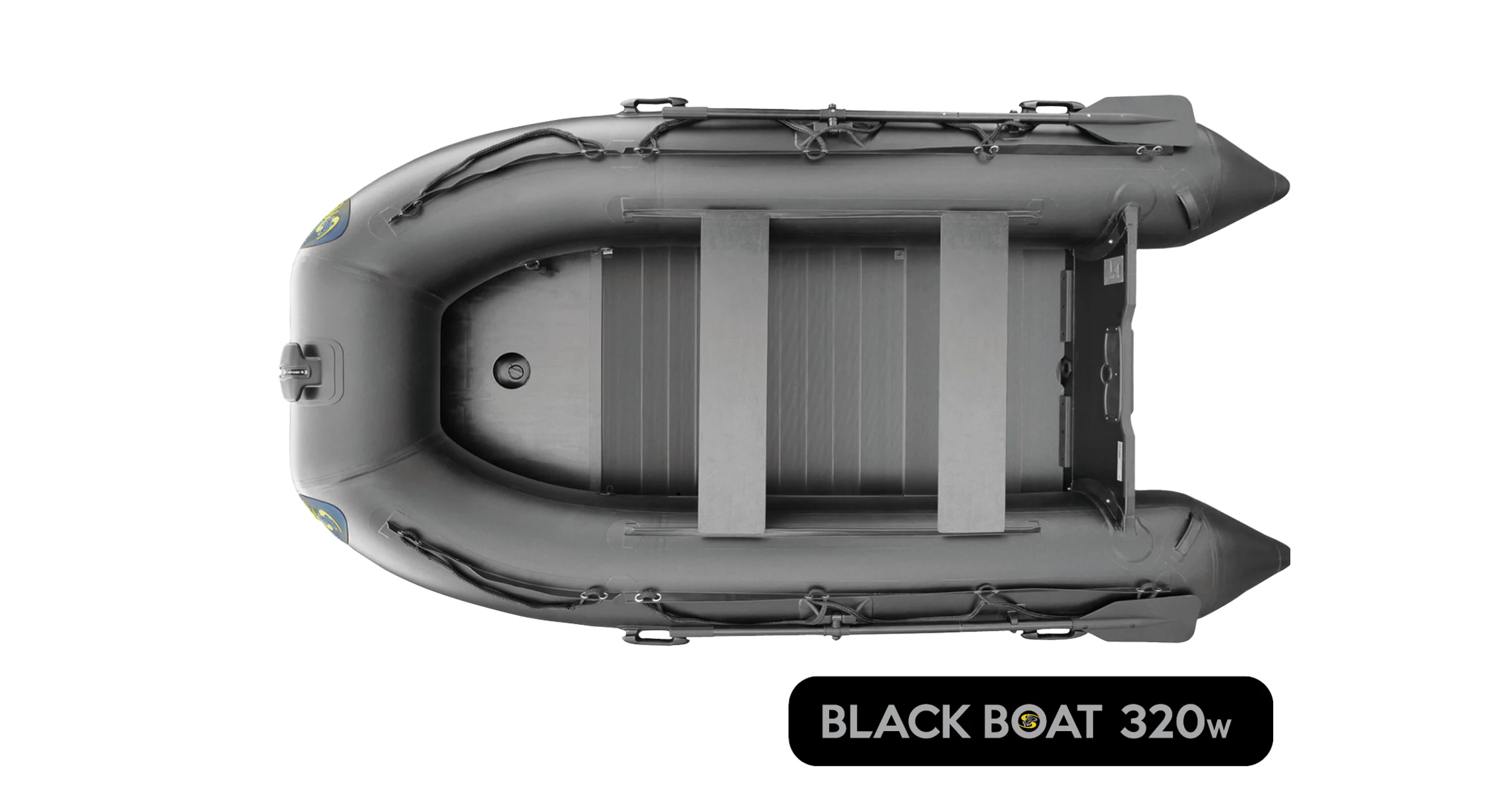 CARP SPIRIT BLACK BOAT 320W alu padlós gumicsónak-eFish.hu